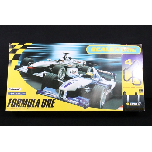 Boxed Scalextric Sport Formula One set, complete with slot cars ...