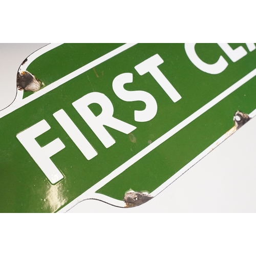 Enamel Sign - British Railways First Class railway totem enamel sign ...