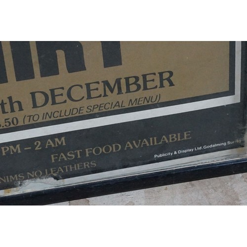 Signed Ken Dodd poster for Gold Diggers club Chippenham. Poster also ...