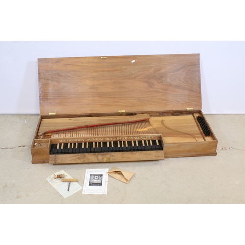 Alec Hodson clavichord, marked for Fecit Anno MCMLIV, W 120cm x D 42cm ...