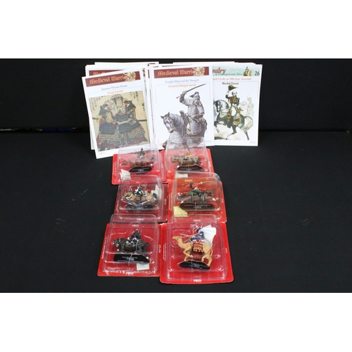 Around 190 carded Del Prado metal figures to include Medieval Warriors ...