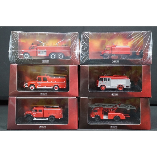 27 Cased Atlas Fire Engine diecast models, with related ephemera, all ex