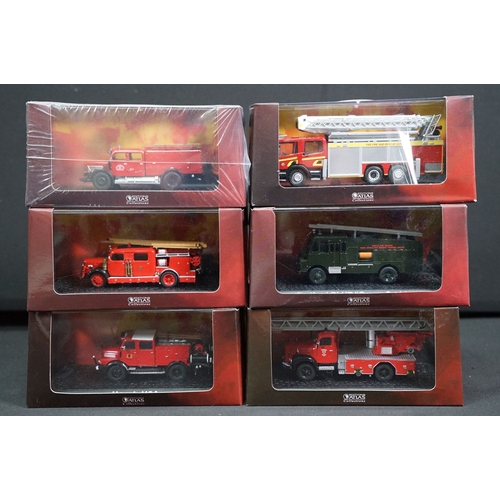 27 Cased Atlas Fire Engine diecast models, with related ephemera, all ex