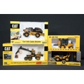 Four boxed commercial diecast models to include Norscot CAT 580B ...