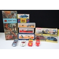 Nine boxed / cased Corgi, Dinky and Matchbox diecast models to include ...