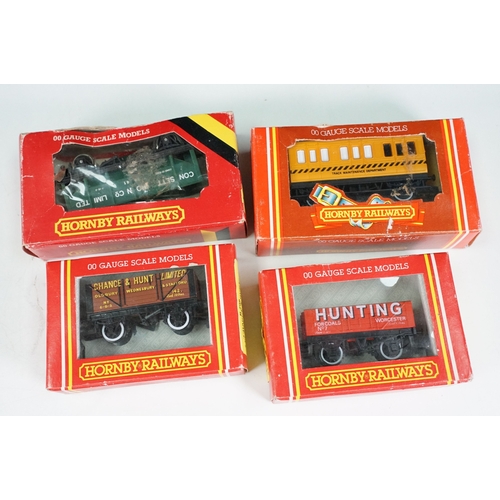 15 Boxed Hornby OO gauge items of rolling stock to include 3 x R405 BR ...