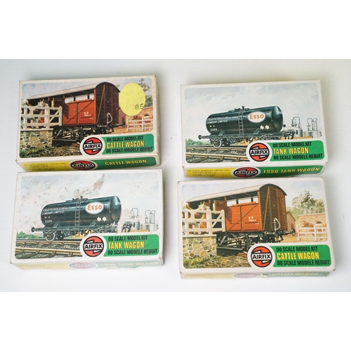 23 Boxed Airfix HO/OO scale plastic model kits to include 5 x Railway ...