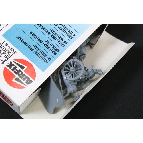 31 Boxed 1/72 Airfix plastic military figures to include 6 x Waterloo ...