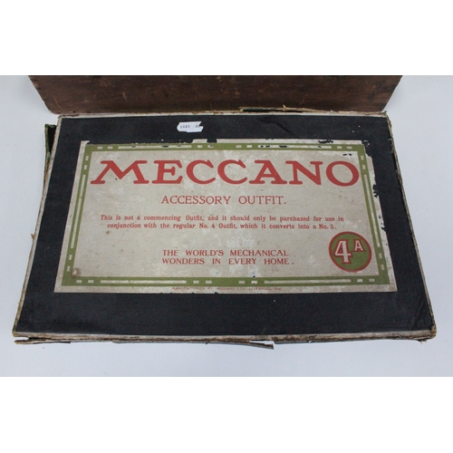 Collection of Early-Mid 20th Century Meccano including boxed No. 4A ...