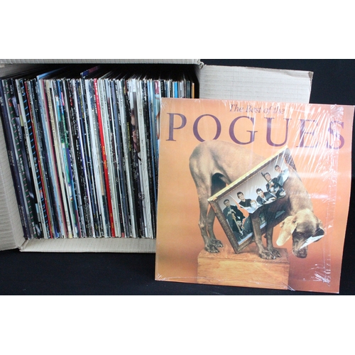Vinyl - Over 75 mainly 1980s rock & pop LPs to include The Pogues, Pet ...