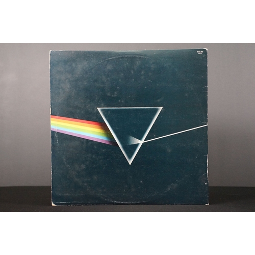 Vinyl - Pink Floyd Dark Side Of The Moon (solid blue triangle, A2 / B2 ...