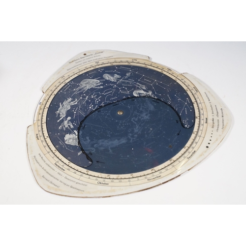 Vintage Planisphere German Drehbare Sternkarte rotating star chart ...