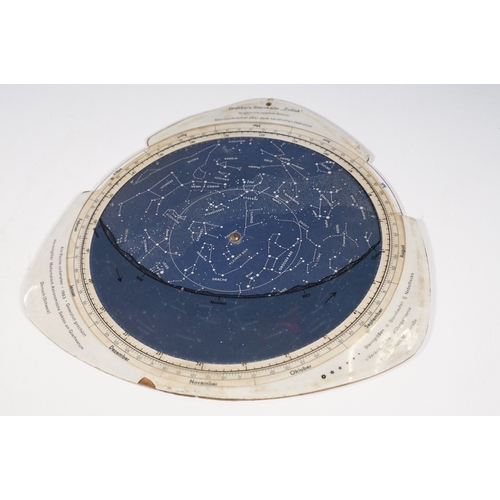 Vintage Planisphere German Drehbare Sternkarte rotating star chart ...
