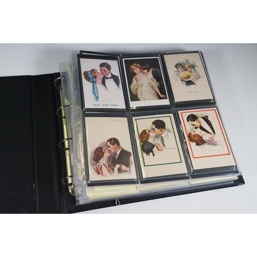Collection of early 20th century postcards, to comprise glamour, beauty ...