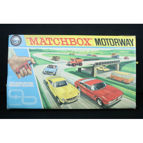 Boxed Matchbox Lesney Motorway M-2 diecast model set, complete with 2 x ...