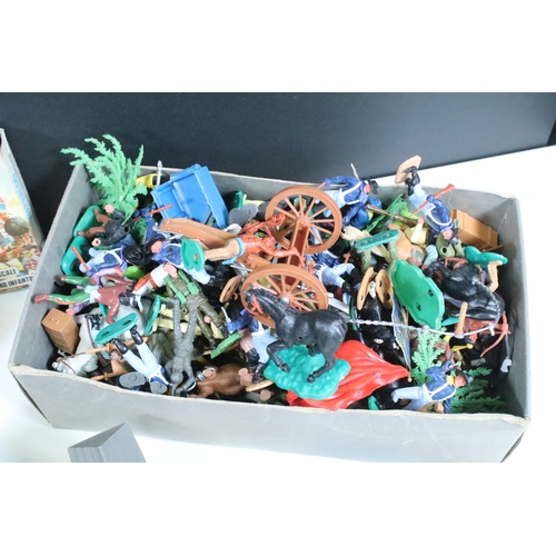 Collection of Timpo plastic figures featuring Cowboys And Indians ...