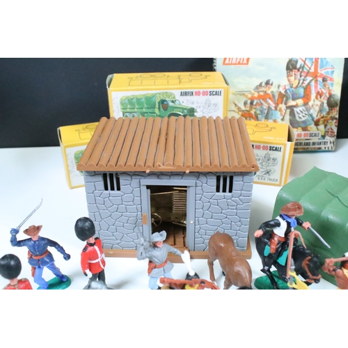 Collection of Timpo plastic figures featuring Cowboys And Indians ...