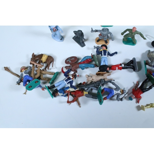 Collection of Timpo plastic figures featuring Cowboys And Indians ...
