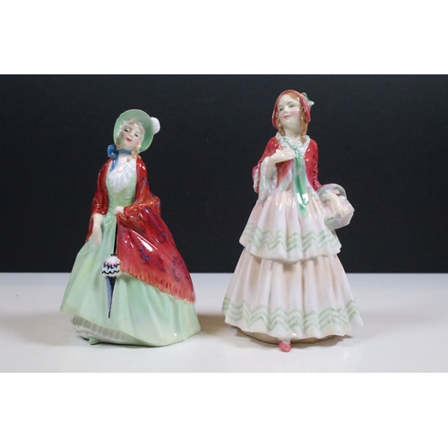 Art Deco Royal Doulton hand painted figure 'Clemency' HN 1643 together ...