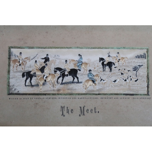 Four stevengraphs, by Thomas Stevens, comprising: The Struggle, The ...