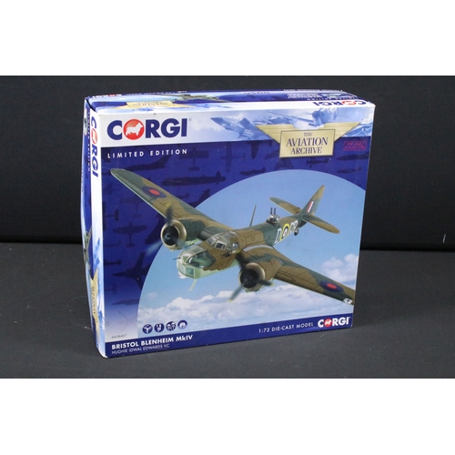 Four boxed Corgi Aviation Archive diecast models to include World War ...