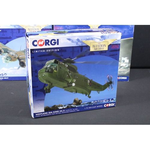 Four boxed Corgi Aviation Archive diecast models to include World War ...