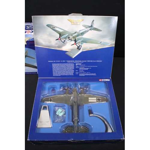 Four boxed Corgi Aviation Archive diecast models to include World War ...