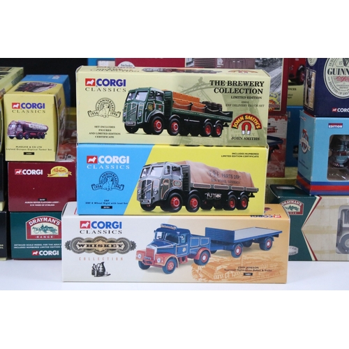 25 Boxed Corgi heavy haulage diecast models to include Drayman's Range ...