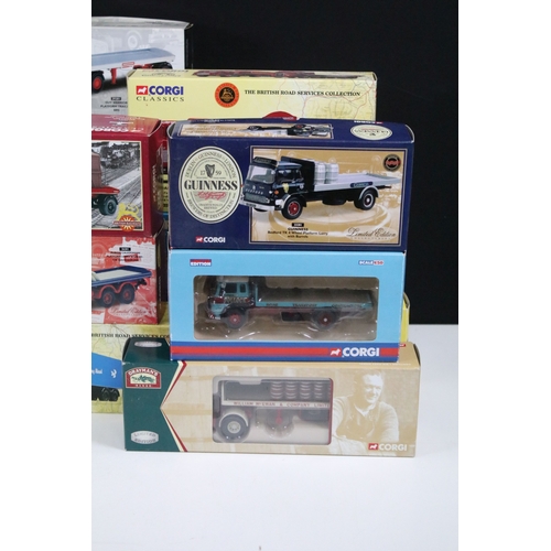 25 Boxed Corgi heavy haulage diecast models to include Drayman's Range ...