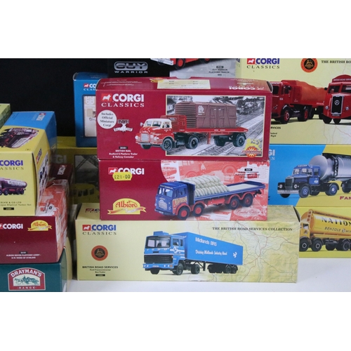 25 Boxed Corgi heavy haulage diecast models to include Drayman's Range ...