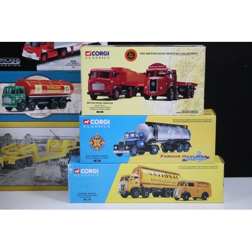 25 Boxed Corgi heavy haulage diecast models to include Drayman's Range ...