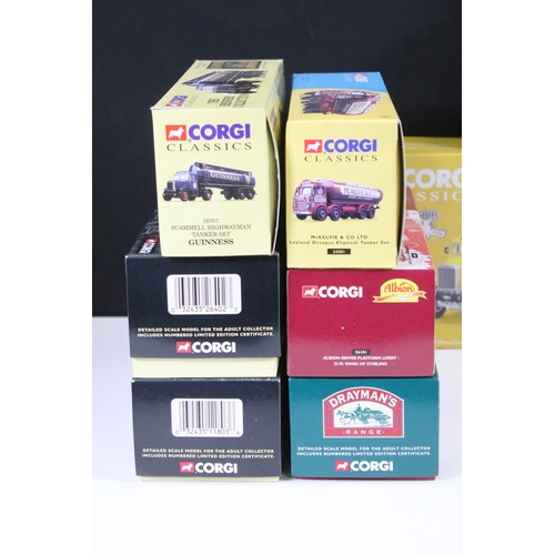 25 Boxed Corgi heavy haulage diecast models to include Drayman's Range ...