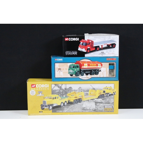 25 Boxed Corgi heavy haulage diecast models to include Drayman's Range ...