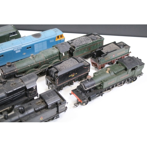 13 OO gauge locomotives to include Hornby R758 D7063 Diesel Engine ...