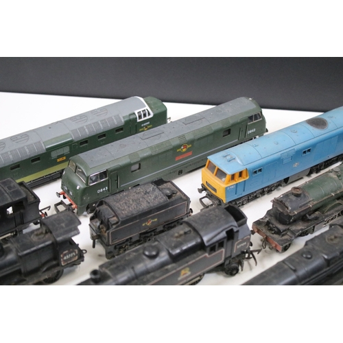 13 OO gauge locomotives to include Hornby R758 D7063 Diesel Engine ...