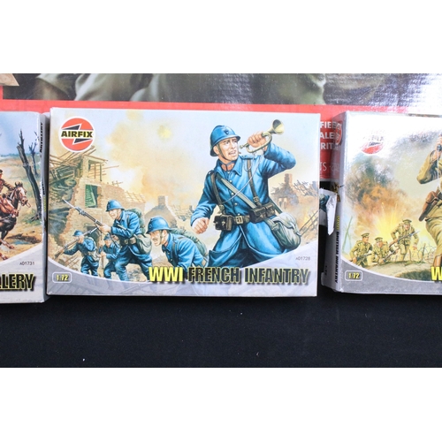 12 Boxed plastic models kits to include Airfix 1/72 A50174 The Battle ...