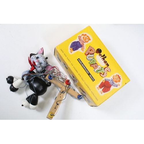 Four boxed Pelham Puppets to include Cinderella, Cat (string tangle, gd ...