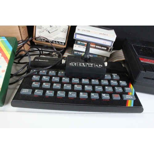 Retro Gaming - Sinclair ZX Spectrum computer system with Sprint ...