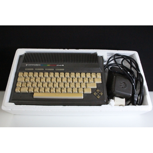 Retro Gaming - Boxed Commodore Plus 4 console with 3 x boxed ...