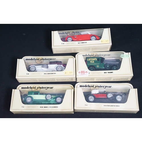 36 Boxed Matchbox Models of Yesteryear diecast models to include 'wood ...