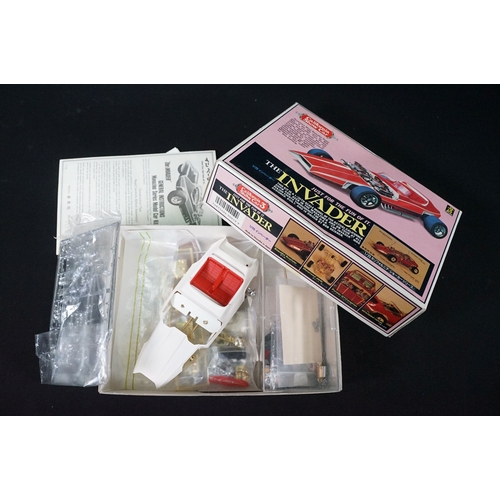 12 Boxed plastic model kits to include Revell 1270 Lincoln Futura ...