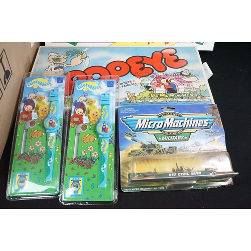 Collection of mixed toys and games to include boxed Timpo The Prairie ...