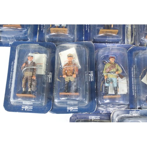 25 Carded Del Prado military metal figures to include Soldier Japanese ...