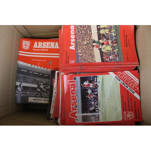 Football Programmes - Collection of Arsenal home programmes form the ...