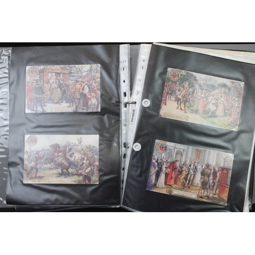 A collection of early 20th century printed and real photo postcards ...