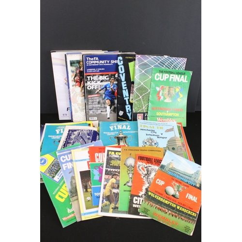 Football Programmes - Large collection of big match football programmes ...