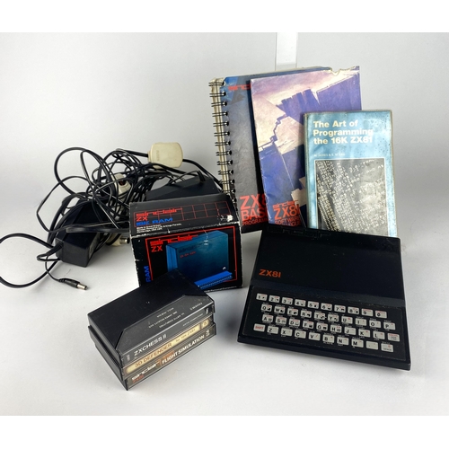 A ZX81 Sinclair Personal Computer, Sinclair software catalogue, Sinclair ZX81 Basic Programming Firs