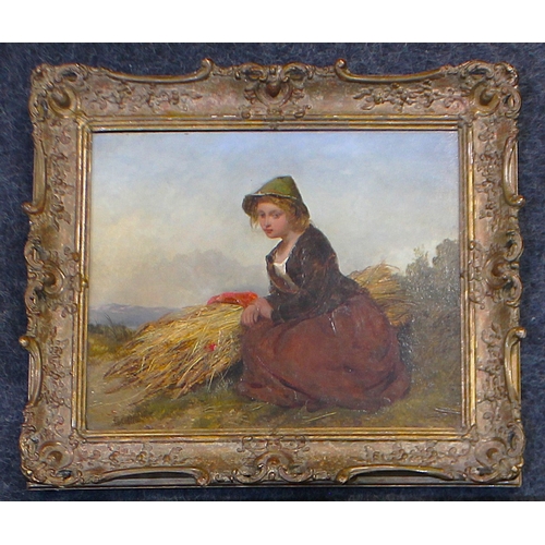 Attributed to Edward John Cobbett (1815-1899), country woman seated ...