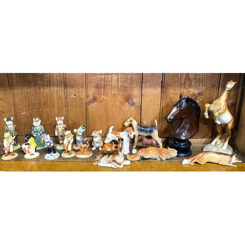 Collectable ceramics: to include a Beswick model of an Airedale terrier ...