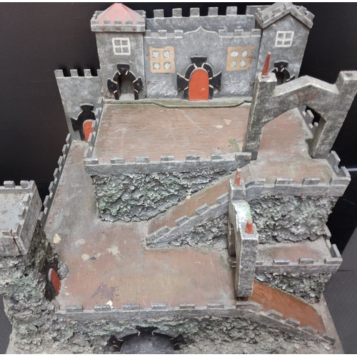 An early / Mid 20th Century Scratch Built Model of a Castle / Fort ...